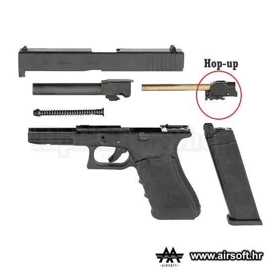 WE pistol GBB EU17 gen.4 Green Gas